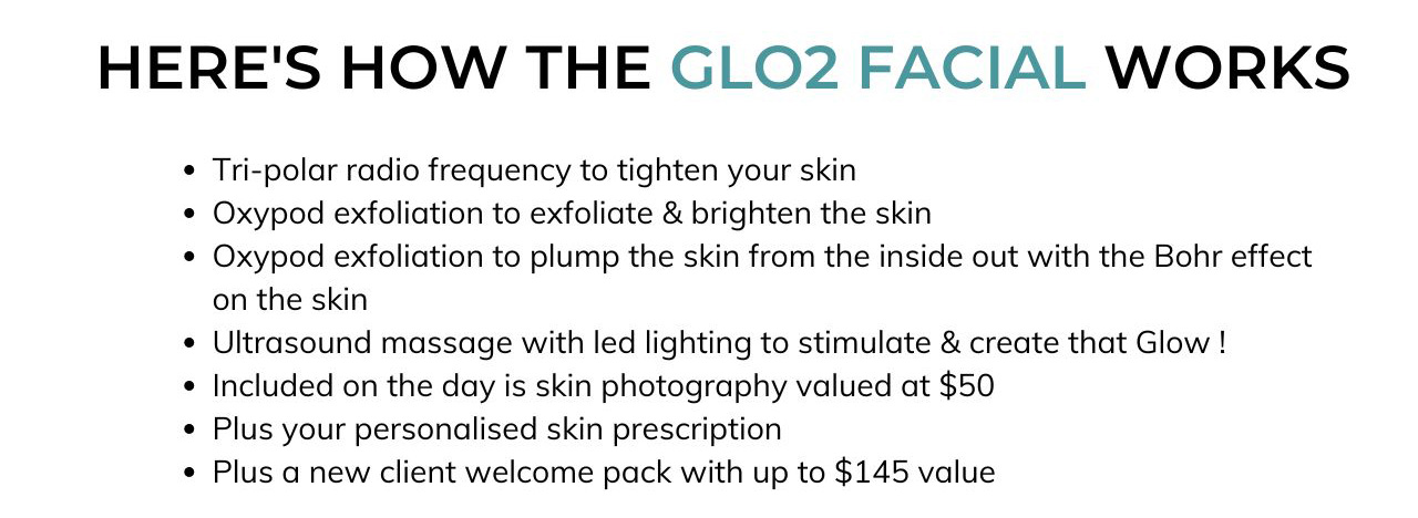 Glo2 Facial - Evolve Skin + Electrolysis